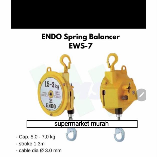 Jual Spring Balancer Cap. 5-7kg stroke 1.3m ENDO EWS-7 - Jakarta Barat ...