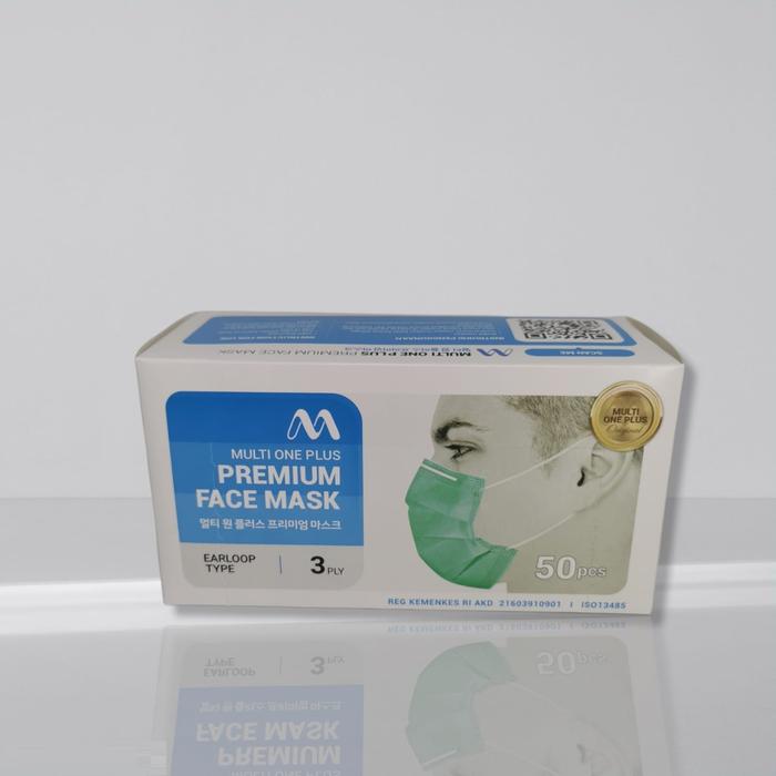 Promo Multi One Plus Masker 3 ply 50 pcs Earloop - Mask Medis 3ply ...