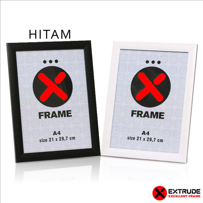 Jual Frame/Bingkai/Pigura foto A4 model minimalis - Ungu tua, Akrilik ...