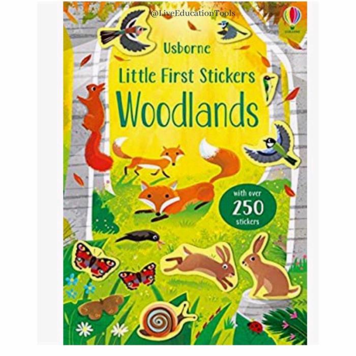 Jual USBORNE LITTLE FIRST STICKERS WOODLANDS - size kecil ( A7-010 ) - Kota Surabaya ...
