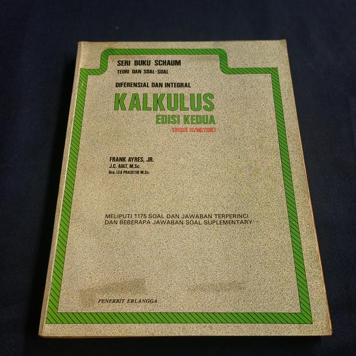 Jual BUKU KALKULUS EDISI KEDUA FRANK AYRES JR SERI BUKU SCHAUM ...