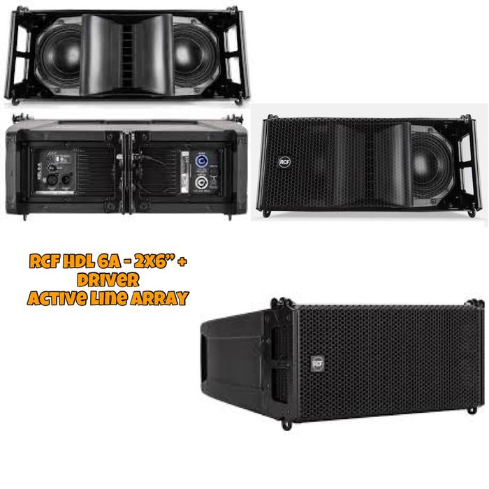 Jual RCF LINE ARRAY ACTIVE SPEAKER HDL 6A - 2 X6" + DRIVER - Kota ...
