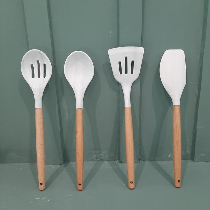 Jual Kitchen Utensils SET/Satuan - PUTIH & MERAH - merah (ST) - Kota ...