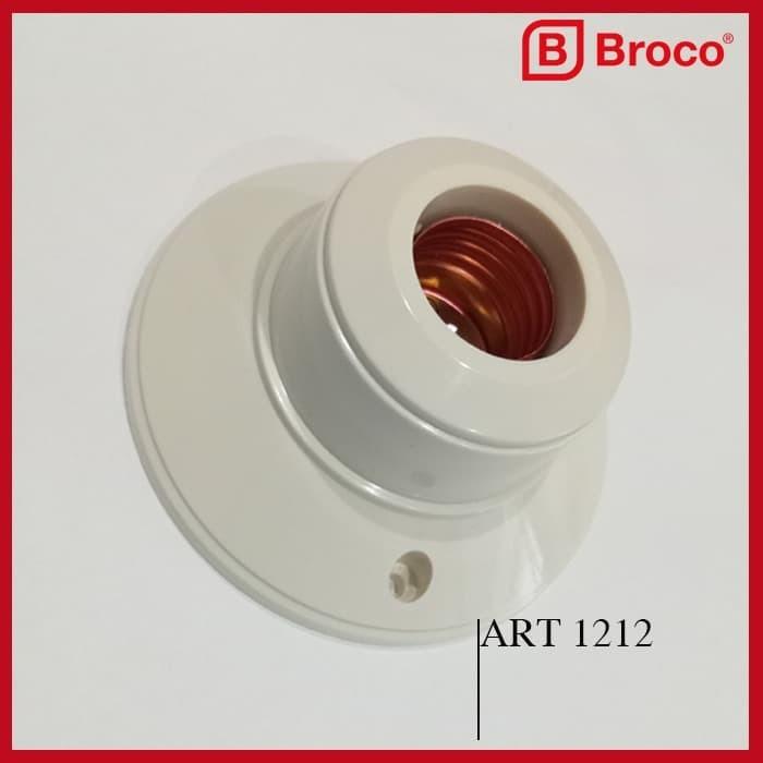 Jual BROCO 1212 STD Ceiling Lamp Holder Cream - Fitting / Rumah Lampu ...