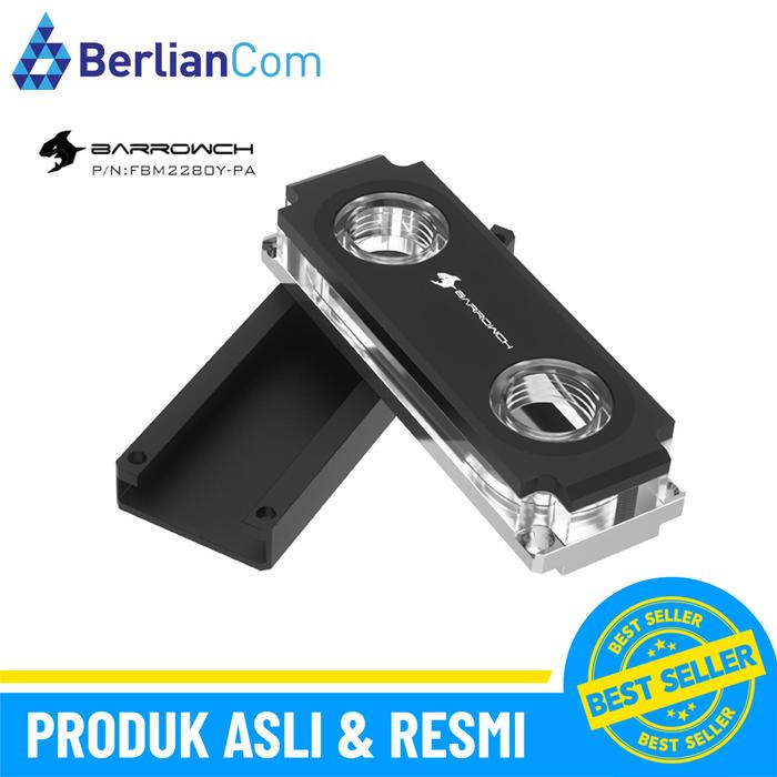 Jual BARROW FBM2280Y-PA M.2 NVMe Water Block Acrylic Edition - Black ...