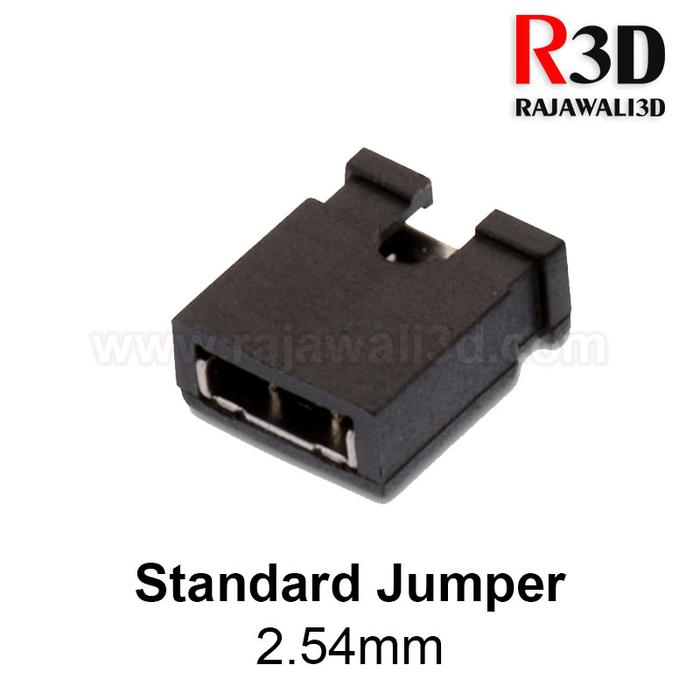 Jual Mini Micro Jumper Cap 2.54mm Standard PCB Shunts Short Jumpers ...