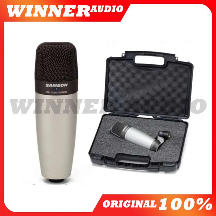 Jual MICROPHONE CONDENSER SAMSON C 01 C01 MIC RECORDING STUDIO ORIGINAL ...