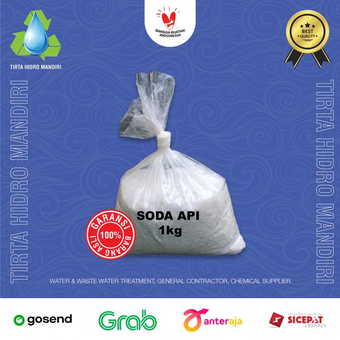 Jual SODA API / CAUSTIC SODA FLAKES 1 KG / NAOH / ANTI SUMBAT TOILET ...