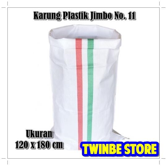 Jual Karung Plastik Packing Putih Tebal Jumbo 250kg Jimbo No 11 120x180 ...