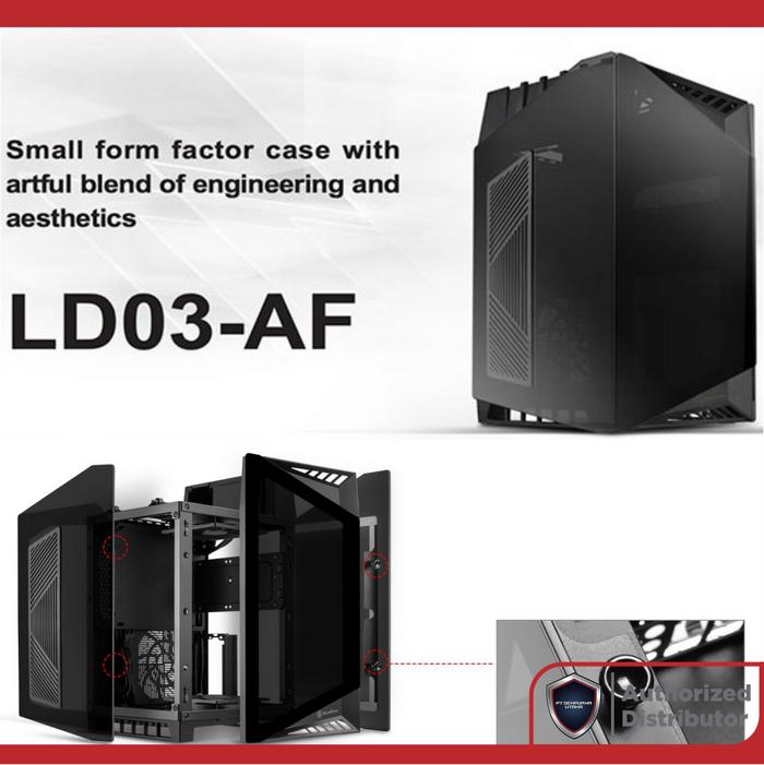 Jual Case SilverStone LD03-AF mini ITX SFX PSU 3x Temper 2x Fan Air Flow - Kab. Sleman - PT ...