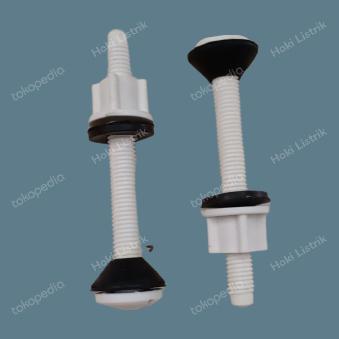 Jual baut tangki kloset duduk / baut kloset / baut pvc / baut kloset ...