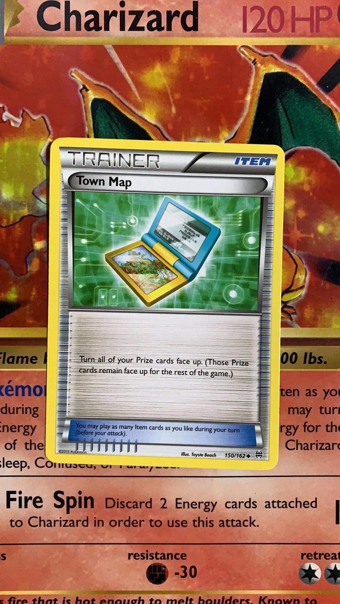 Jual town map XY set 1 CARD kartu pokemon tcg english non indo - Kota ...