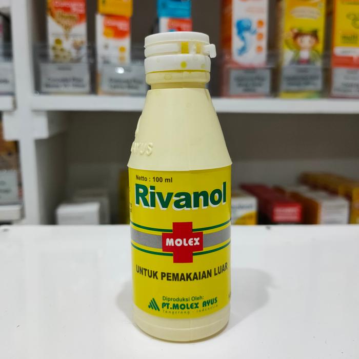 Jual Rivanol Antiseptik Pembersih Luka Isi 100ml Original Molex Ayus ...