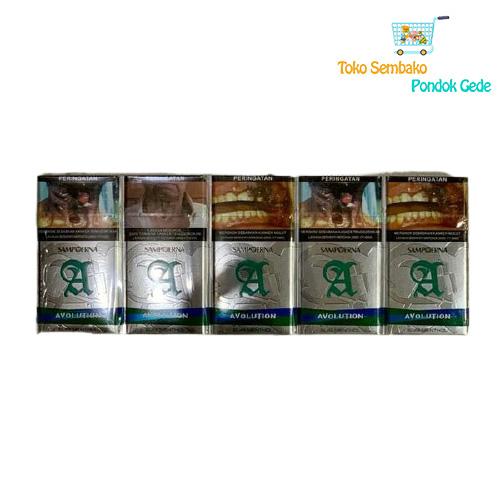 Jual Rokok Sampoerna Avolution Menthol / hijau 20 1 slop - Kota Bekasi ...
