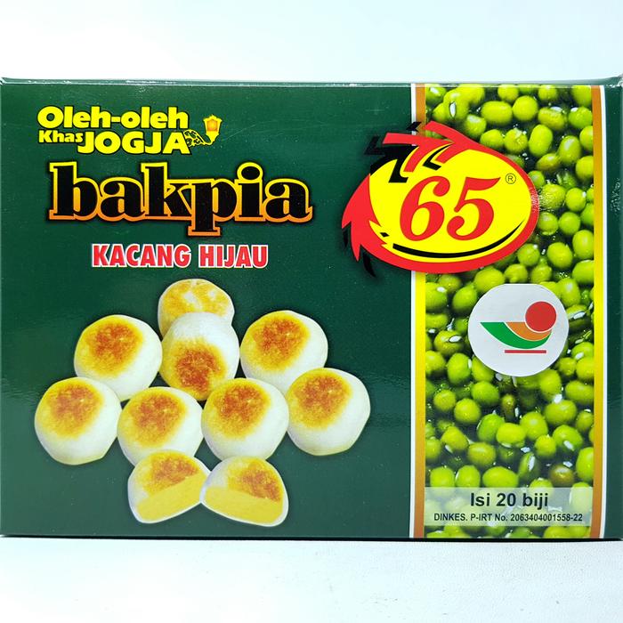 Jual 65 BAKPIA BASAH RASA KACANG HIJAU ISI 20pcs | BAPIA PIA KHAS JOGJA ...