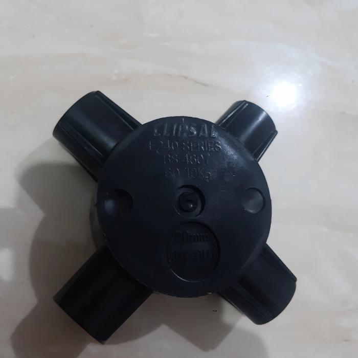 Jual tdus Tedus T-DUS cabang 4 clipsal tebal 20 mm hitam - Jakarta ...