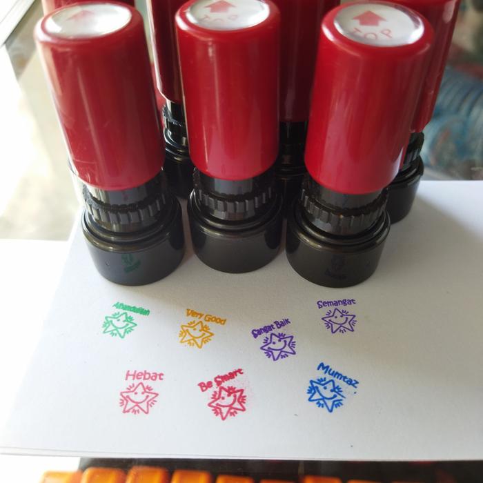 Jual Stempel nilai, penilaian, reward,stempel tk, paud, bintang ...