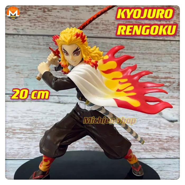 Jual Kyojuro Rengoku DXF Kimetsu No Yaiba Action Figure Demon Slayer ...