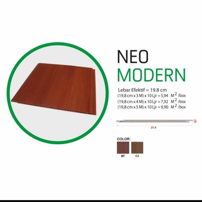 Jual Plafon/Panel DUMA WPC NEO MODERN 19,8cm - BT, 3M - Jakarta Selatan ...