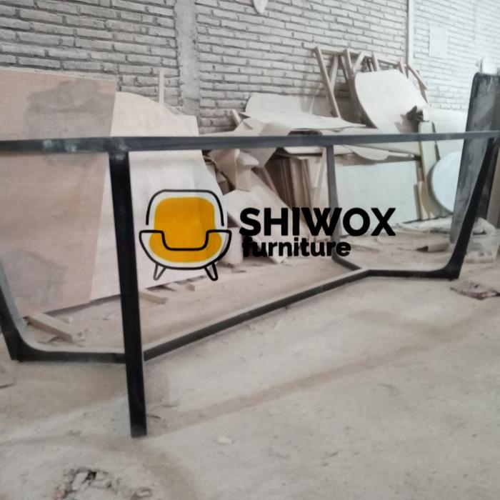 Jual kaki meja besi powder coating hitam - frame kaki meja besi - kaki ...