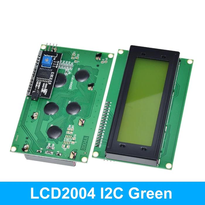 Jual LCD 2004 I2C IIC 20X4 LCD2004 Green Hijau Kuning Yellow Backlight ...