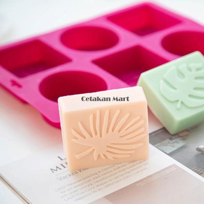 Promo CM Cetakan Silikon Sabun Lilin Craft DIY Kue Jelly Palm Leaf 6 ...