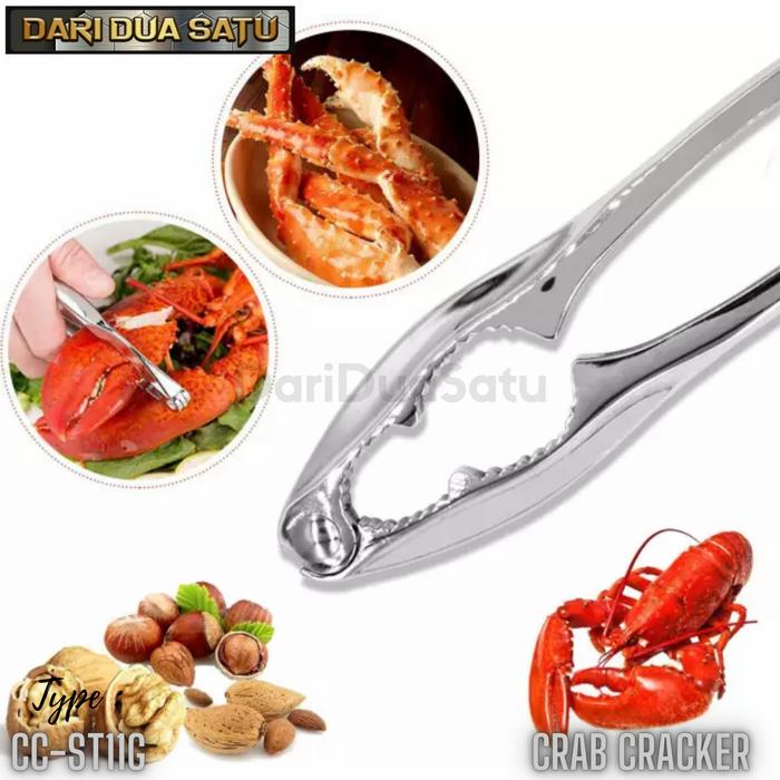 Jual Capitan Penjepit Tang Pemecah Cangkang Kepiting Stainless Crab ...