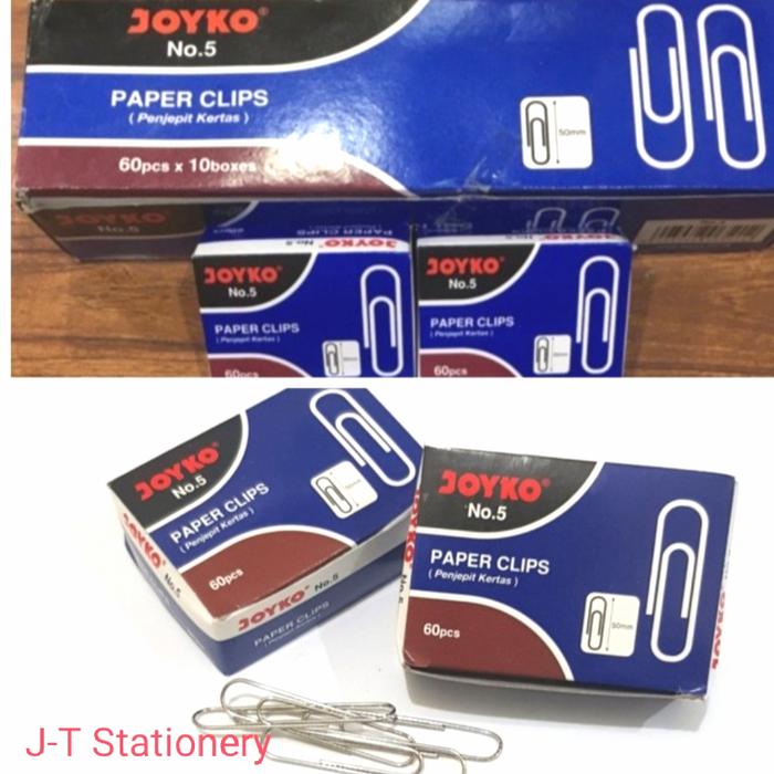 Jual Paperclip Joyko no. 5 - Jakarta Utara - J-T Stationery | Tokopedia