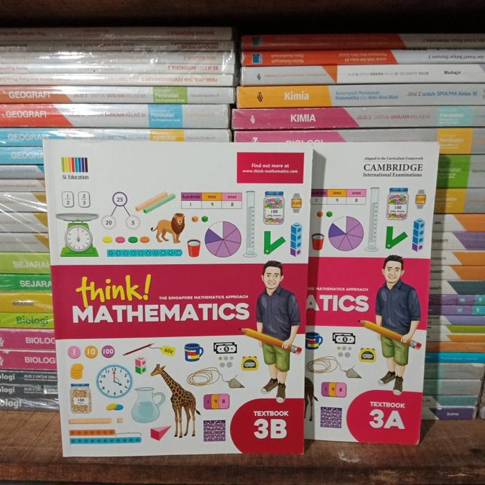 Jual Original Think MATHEMATICS TEXTBOOK 3A & 3B CIE Edition - Jakarta ...