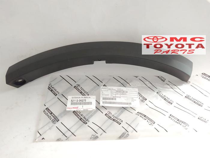Jual Moulding Extension Bumper Depan Kanan Fortuner 52112-0K270 - Kota ...