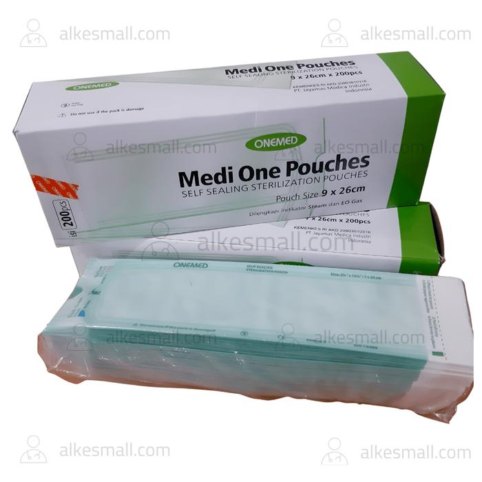 Jual Sterile Pouch Plastik Sterilisasi Medi One 9 X 26 cm Onemed - Kota ...