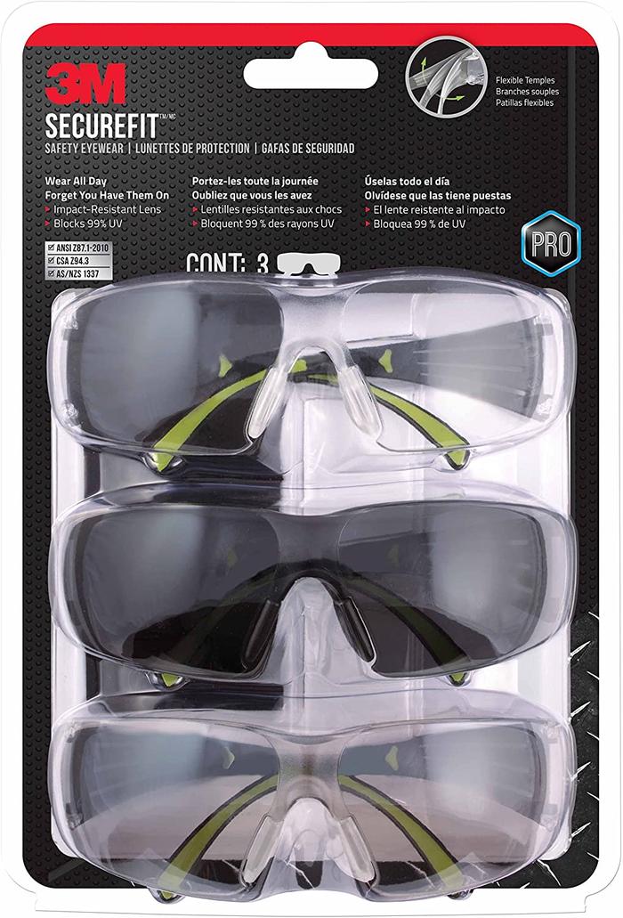 Jual 3M SecureFit SF400 Anti-Fog Eye Protection Glass- Multi-Pack (3 PCS ) - Jakarta Barat ...