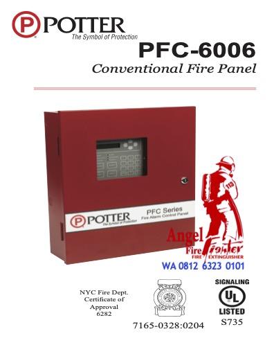 Jual POTTER PFC-6006 Conventional Fire Alarm Control Panel - Jakarta ...