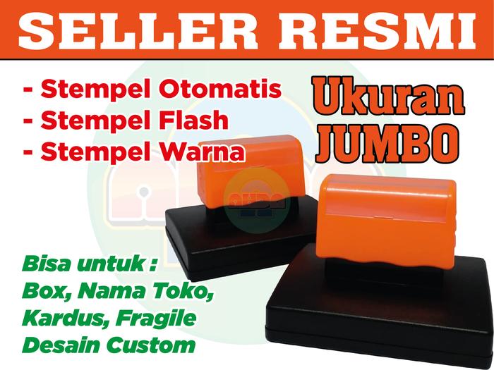 Jual STEMPEL OTOMATIS JUMBO / STEMPEL KARDUS / STEMPEL FRAGILE - Tambah ...
