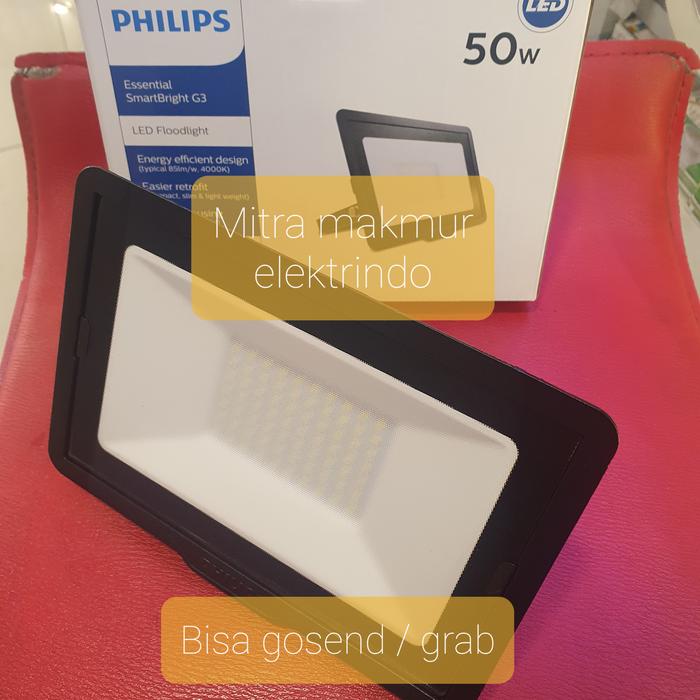 Jual Led Flood light philips bvp150 50w putih / Philips bvp150 50w cw ...
