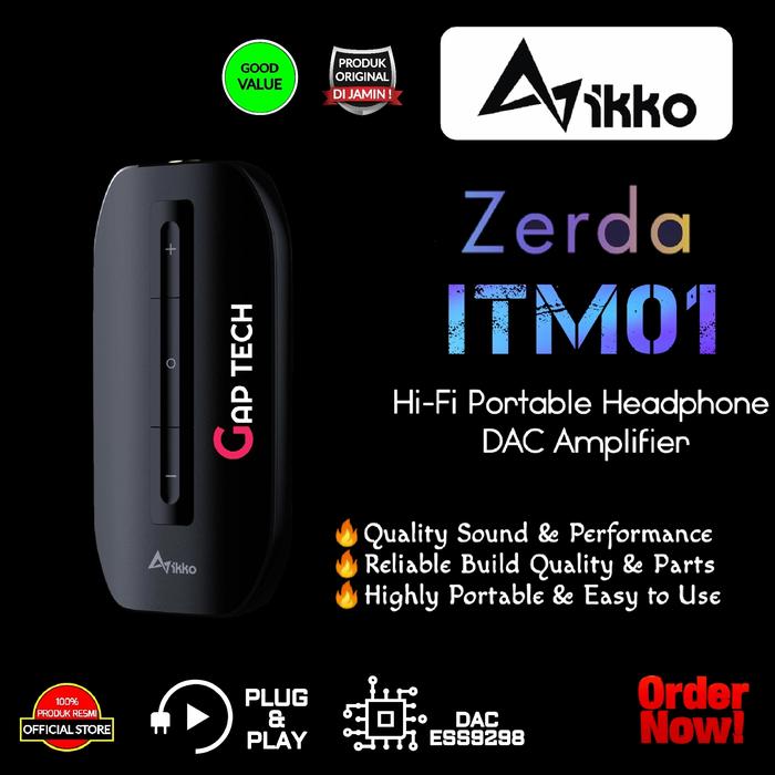 Promo IKKO Zerda ITM01 / ITM 01 Hi-Fi Portable Headphone DAC Amplifier ...