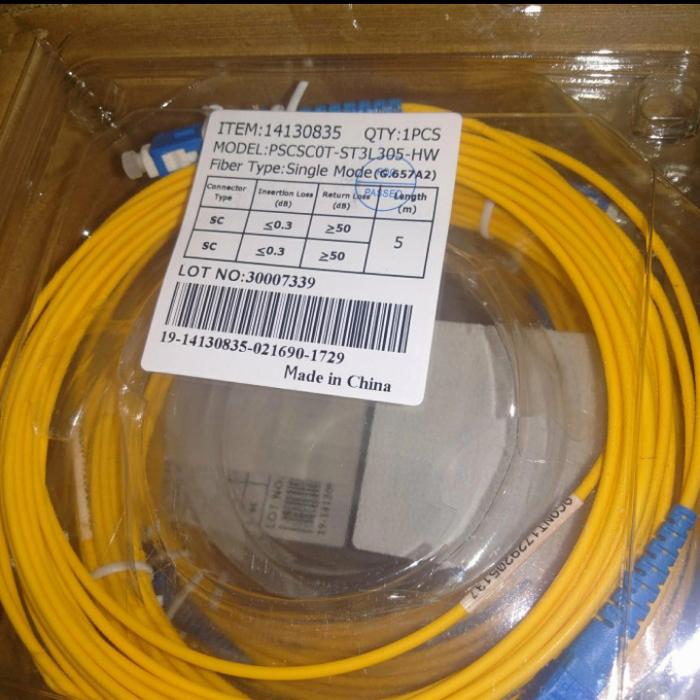 Jual Patchcore SC SC 5m - Jakarta Barat - SODAGAR FIBER OPTIK | Tokopedia