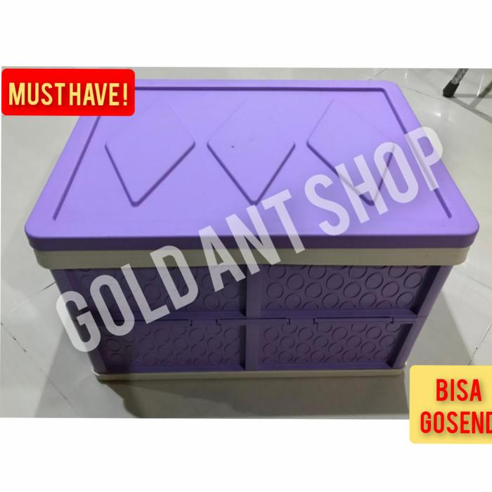 Jual Storage Box Kotak Lipat Folding Container Plastik uk Besar ...