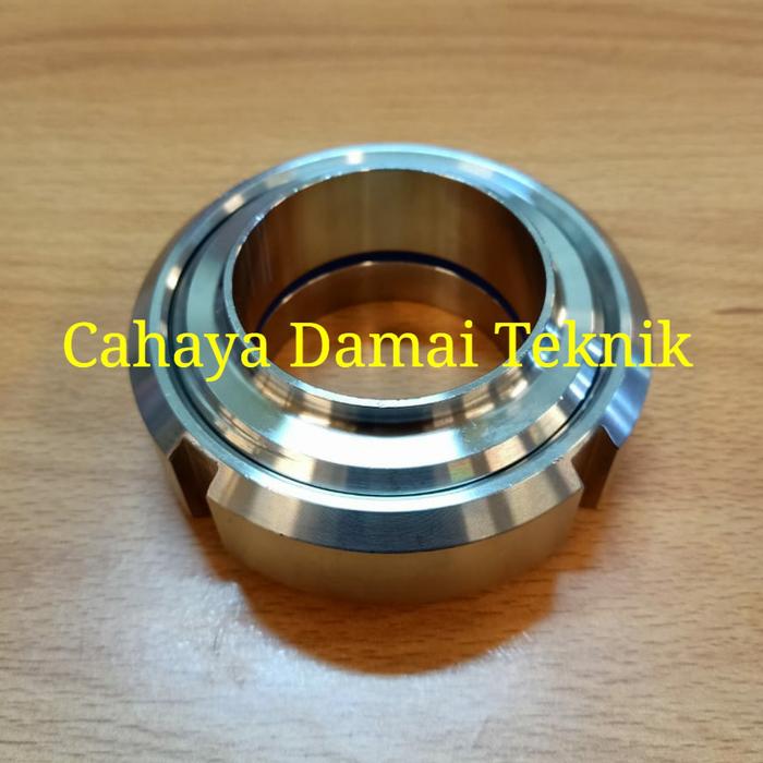 Jual Union Sanitary SS304 Dia 1 1/2" Watermur Sanitary stainless food ...