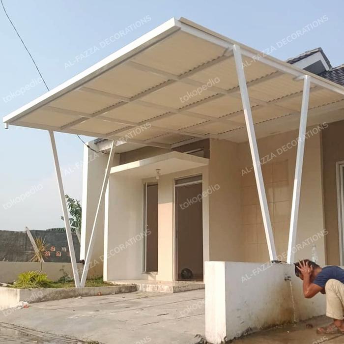 Jual kanopi alderon, canopy rumah, carport garasi mobil murah - Kota ...