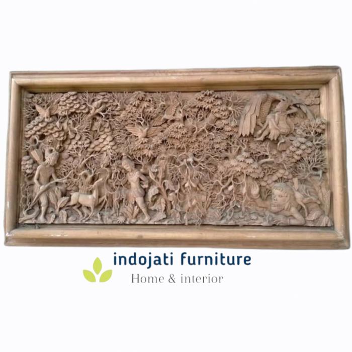 Jual UKIR RAMA SINTA RELIEF 3D KAYU JATI / Hiasan dinding - Kab. Jepara ...