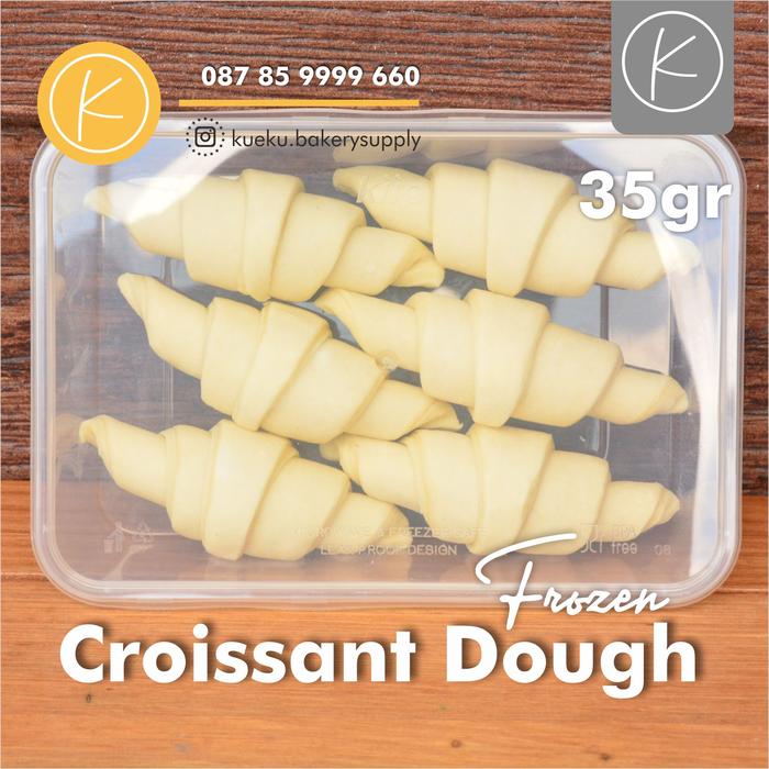 Jual Croissant Frozen Dough 35gr | Croffle Frozen Dough Waffle MARGARIN ...