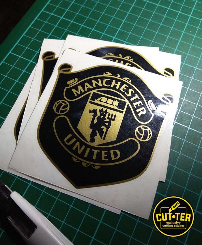 Jual cutting sticker MANCHESTER UNITED black edition - Jakarta Barat ...
