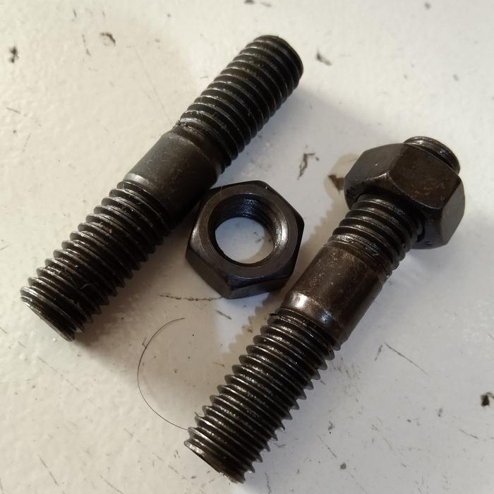 Jual BAUT STUD AS MANIFOLD KNALPOT T120 L300 KIJANG M8 8 X 42MM P1.25 ...