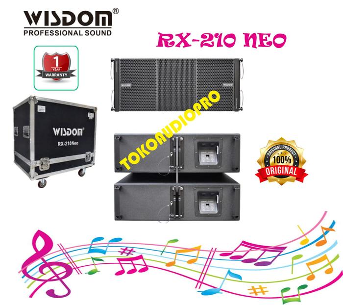 Jual Wisdom RX210 Neo Speaker Line Array Pasif Original RX-210 ...