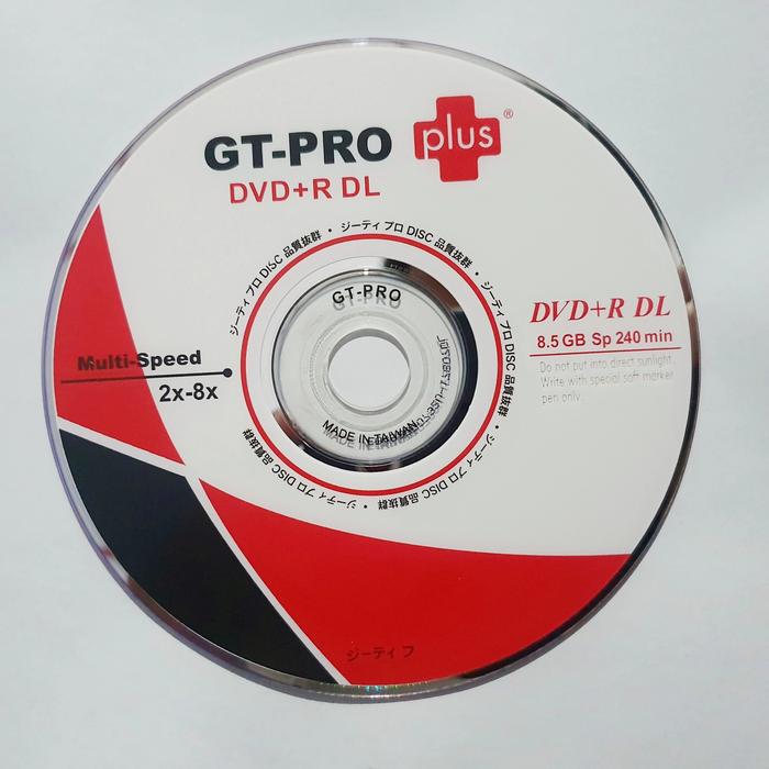 Jual DVD DVD+R DL GT-PRO GTpro 8.5GB 8X ORIGINAL Satuan - Kota Malang ...