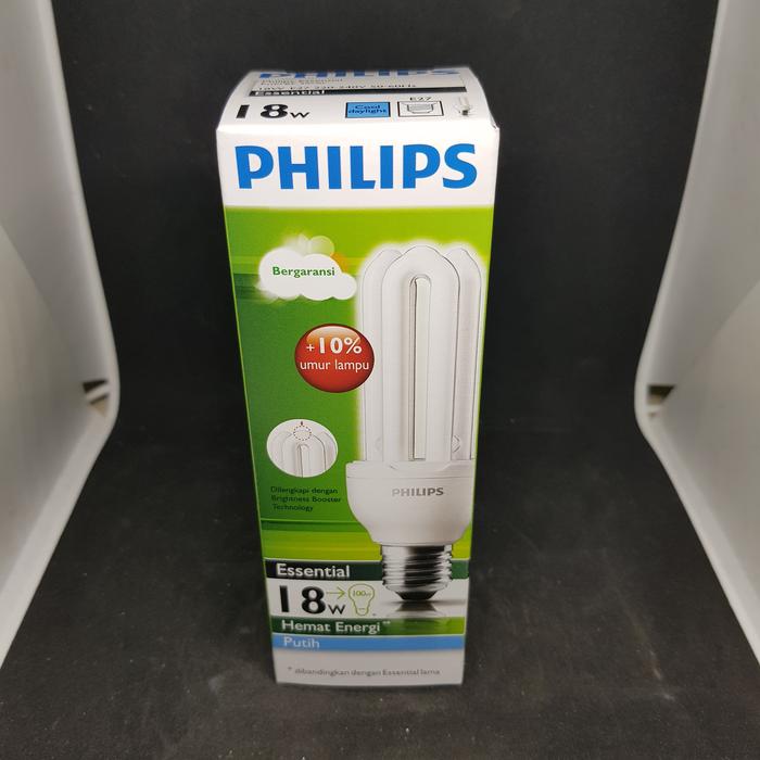 Jual LAMPU PHILIPS ESSENTIAL 18W E27 COOL DAY LIGHT (PUTIH) - Jakarta ...