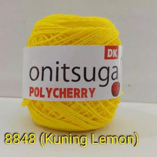 Jual benang rajut polycherry onitsuga (Var Abu Kuning Orange) - 100-K ...