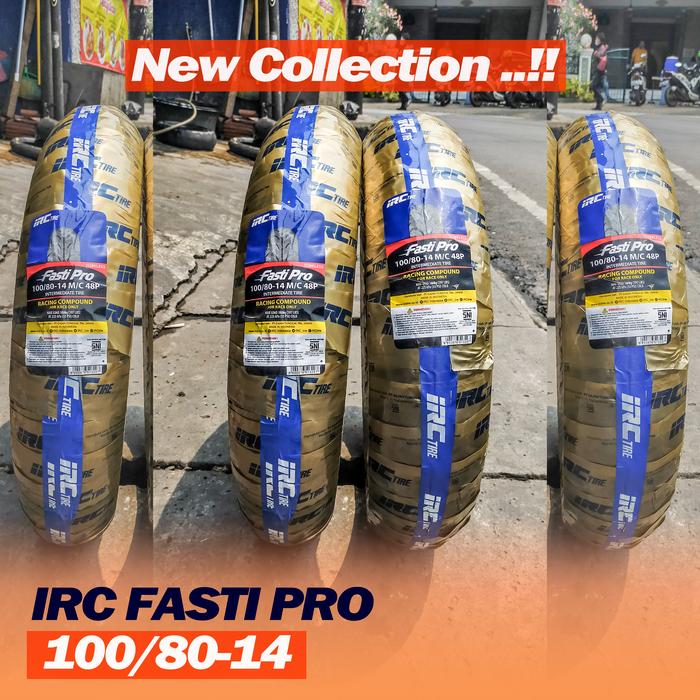 Jual IRC FASTI PRO 100/80-14 Cocok Untuk Motor Vario, Lexi, Aerox, dll ...