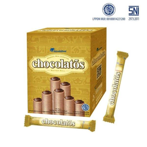 Jual Gery Chocholatos Wafer Roll 1Box 24pcs/Wafer Mini/Chocolatos Wafer ...
